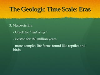 View of the earth's past | PPT