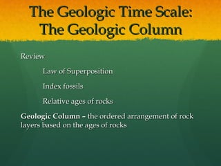 View of the earth's past | PPT