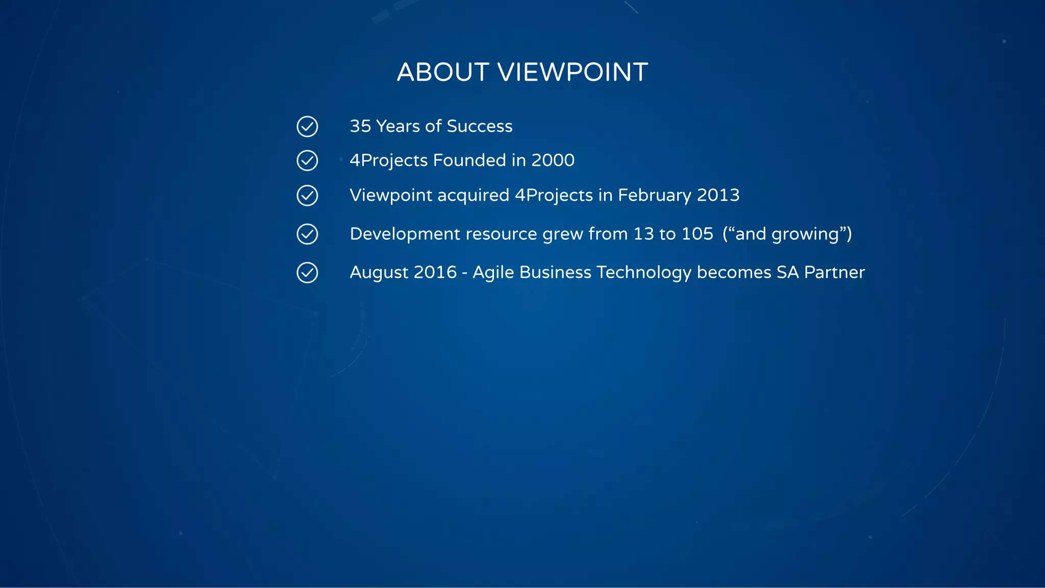 Viewpoint For Projects Overview | PDF