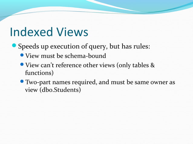 SQL Server Views | PPT