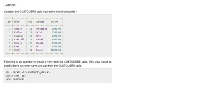 VIEWS.pptx | Databases | Computer Software and Applications