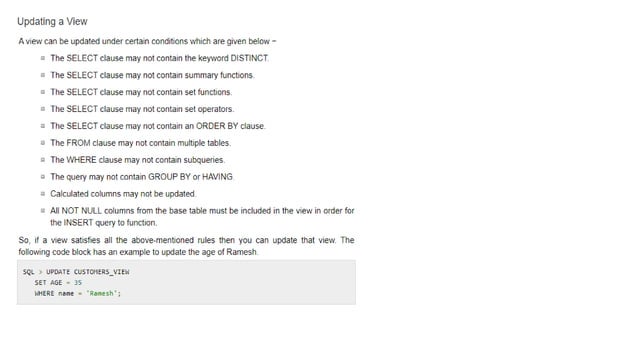 VIEWS.pptx | Databases | Computer Software and Applications