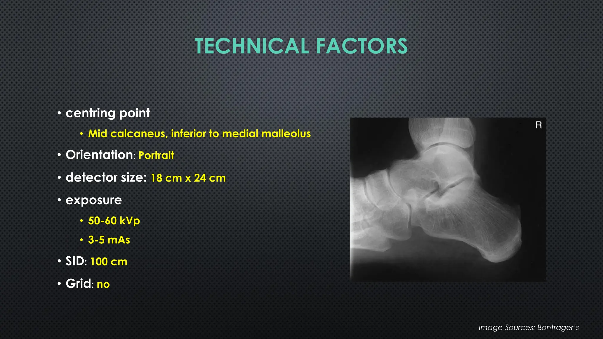 X-RAY views for foot, calcaneum, and ankle joint. | PDF