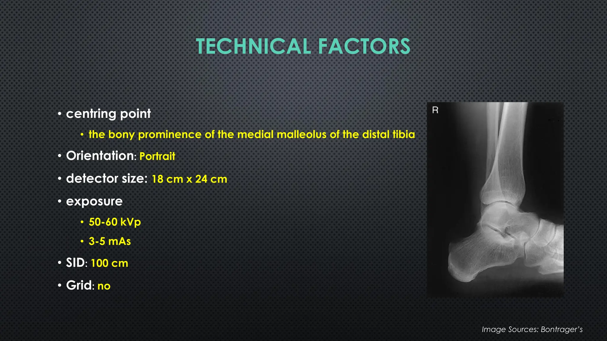 X-RAY views for foot, calcaneum, and ankle joint. | PDF