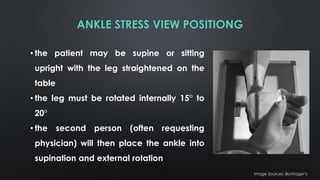 X-RAY views for foot, calcaneum, and ankle joint. | PDF
