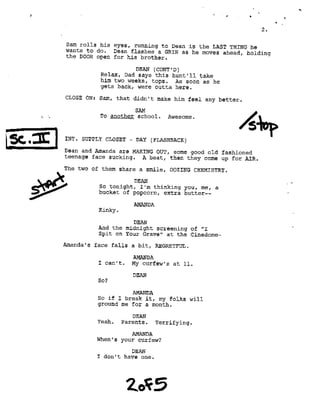 4.13 After School Special - Casting Side for young Dean Winchester | PDF