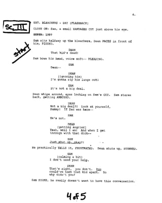 4.13 After School Special - Casting Side for young Dean Winchester | PDF