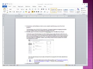 Views in word_2010 | PPT