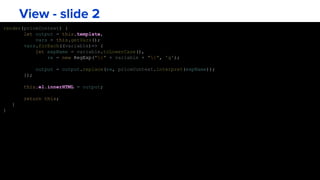 Interpreter Design Pattern in Javascript | PPTX