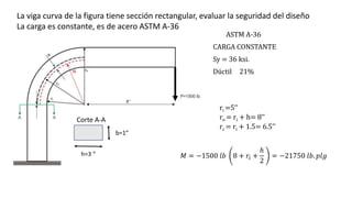 vigas curvas de elementos de maquina 1 .. | PPTX
