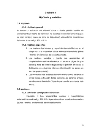 Vigas gran atura puntal tensor | PDF