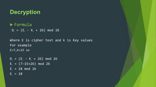 Vigenere cipher | PPTX | Programming Languages | Computing