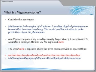 How to decode a Vigenere code | PPT