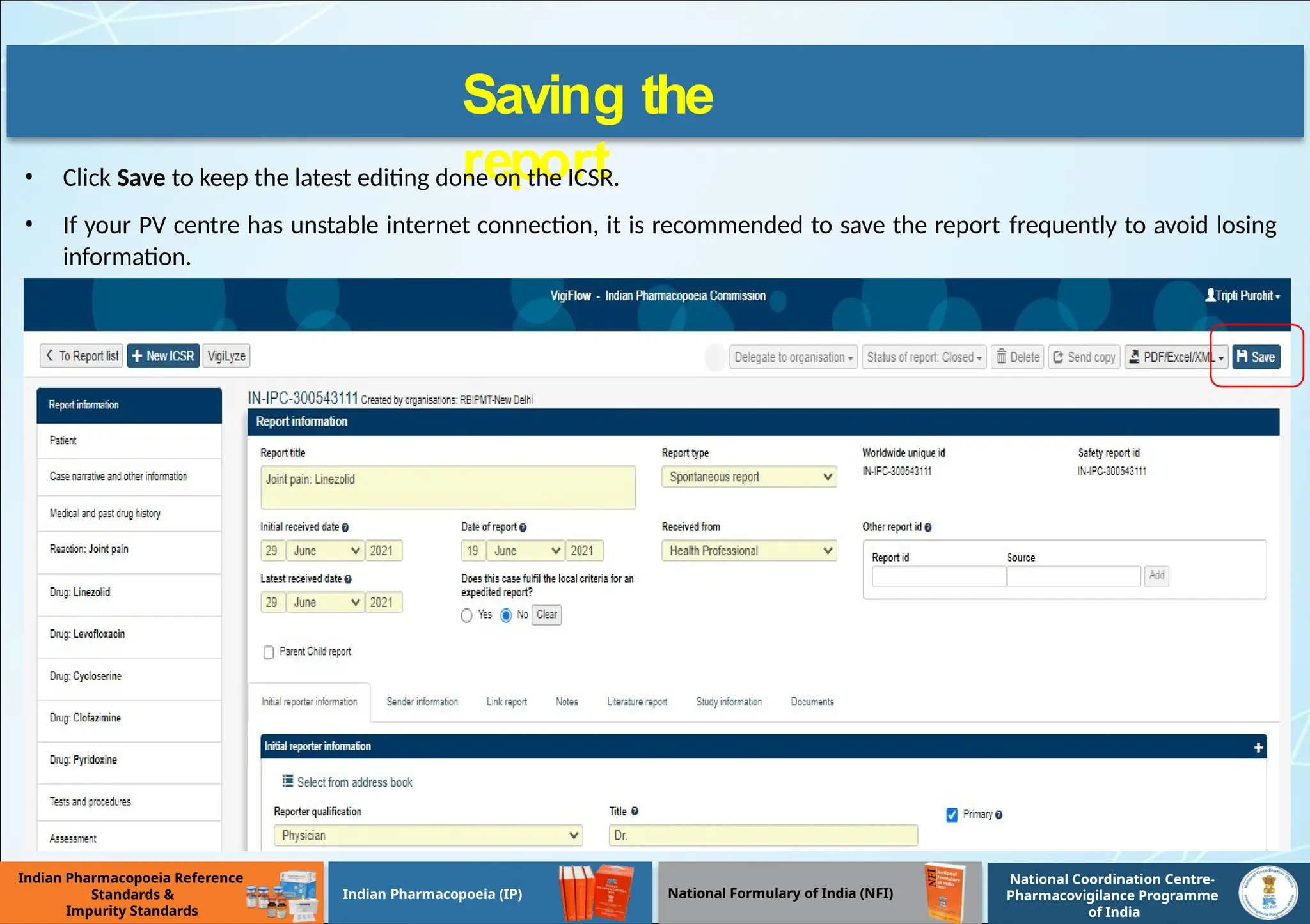 VigiFlow is a case management system and national database | PPTX