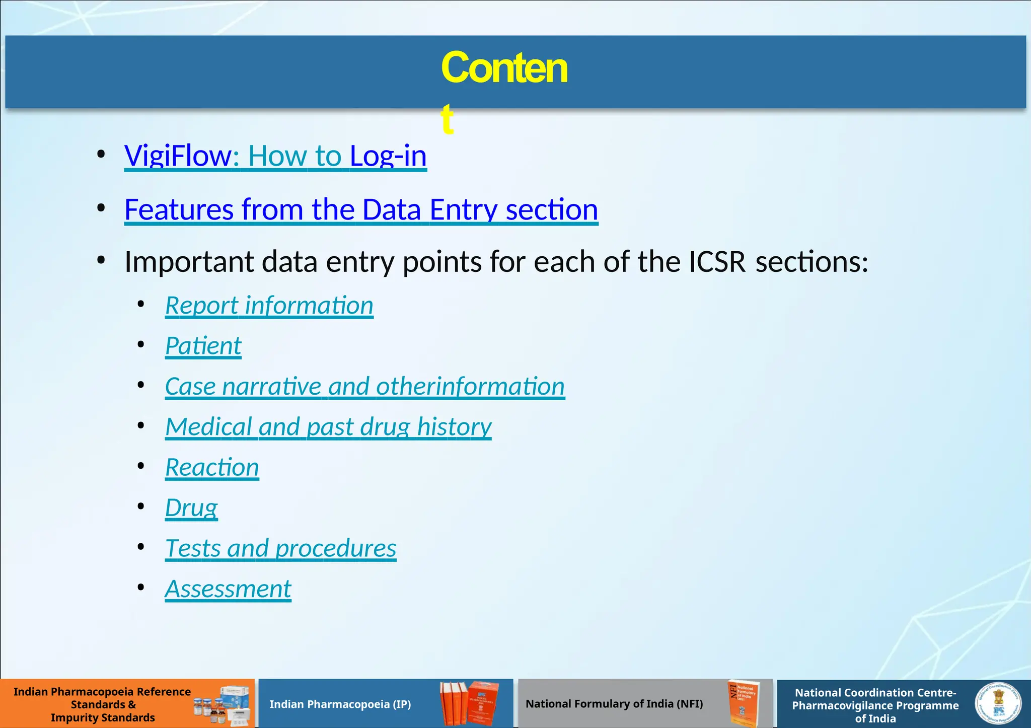 VigiFlow is a case management system and national database | PPTX