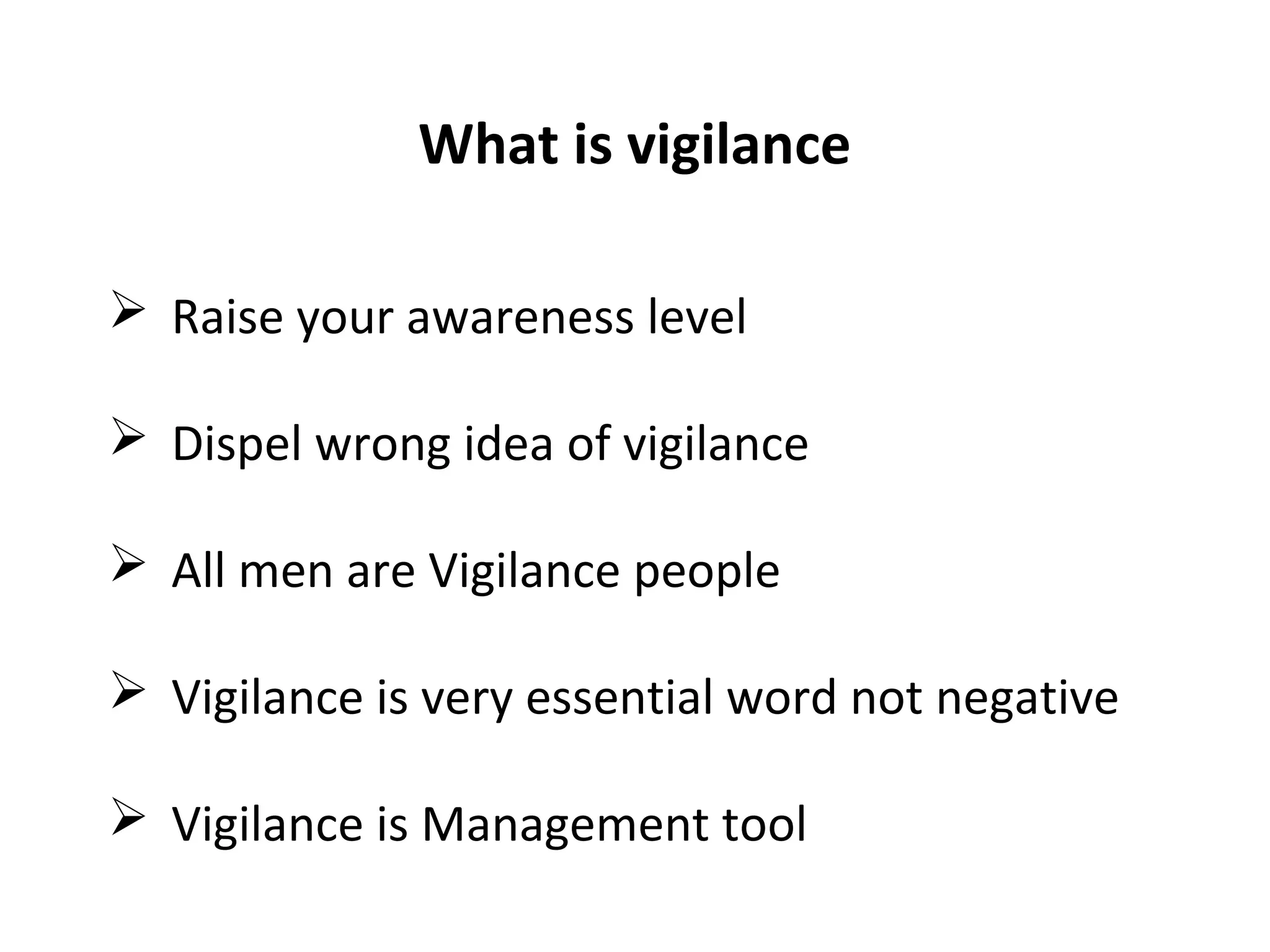 Vigilance | PPT