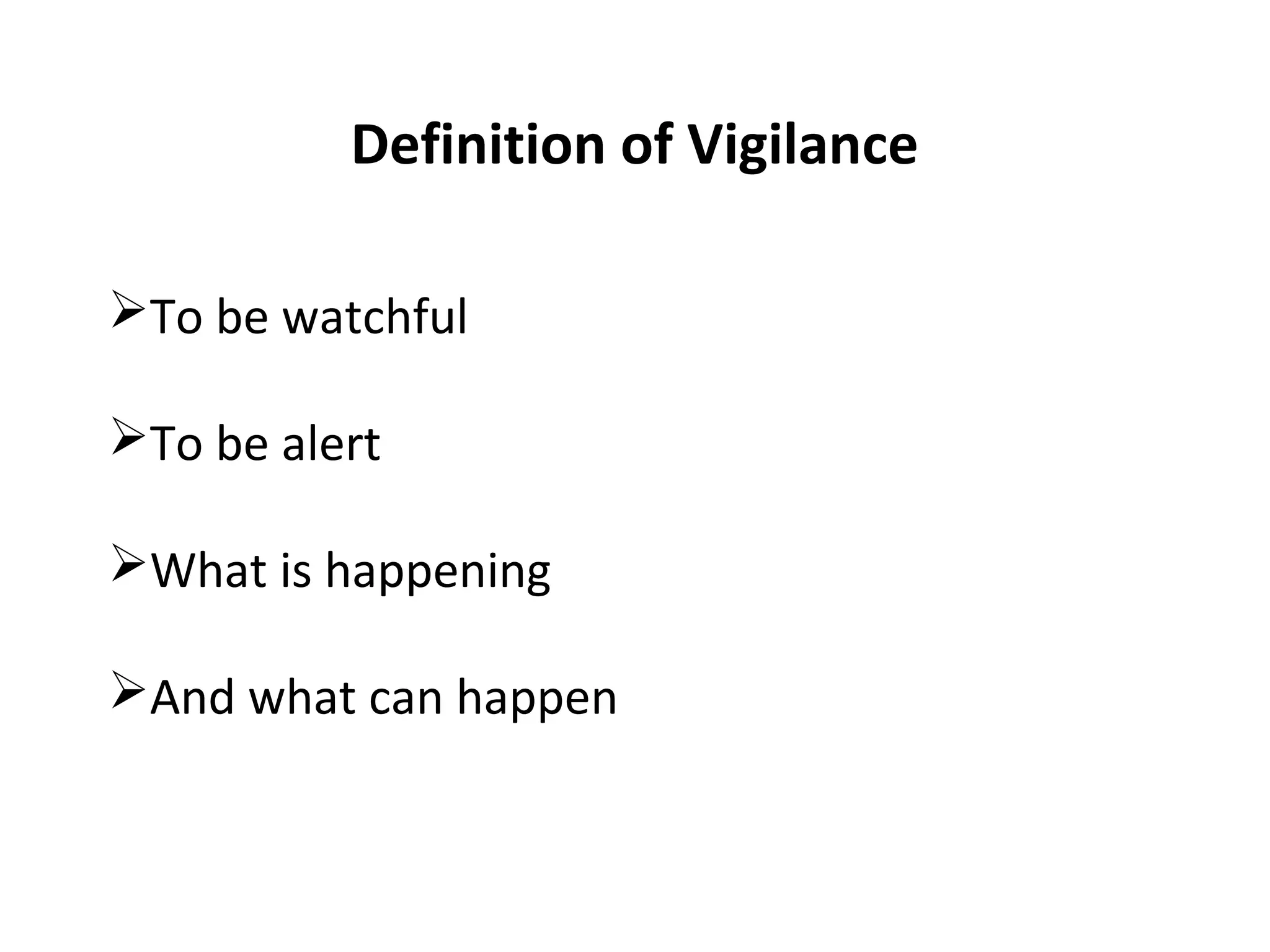 Vigilance | PPT