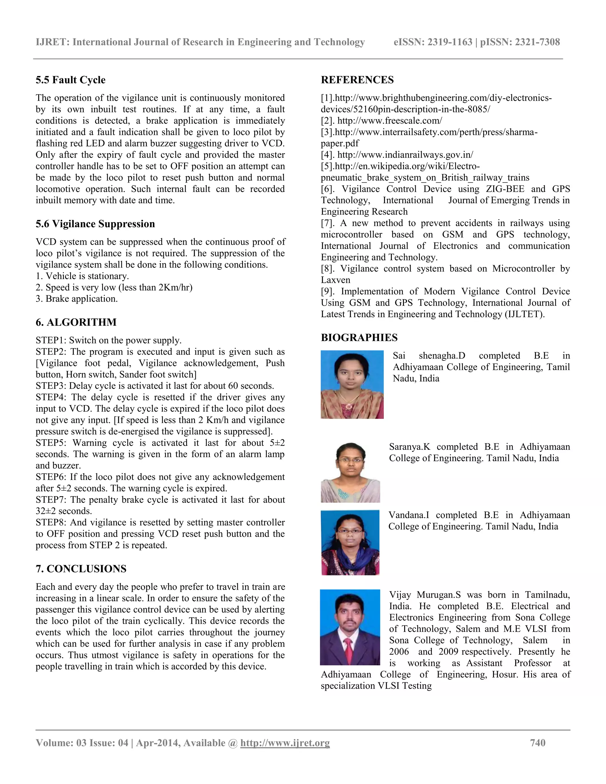 Vigilance control system using mcf5235 processor | PDF | Computer Peripherals | Computing
