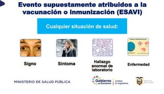 VIGILANCIA ESAVI GRAVE MINISTERIO DE SALUD PUBLICA | PPTX