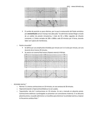 Vigilancia fetal anteparto | PDF