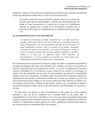 resumen por capítulos: VIGILAR Y CASTIGAR | DOCX