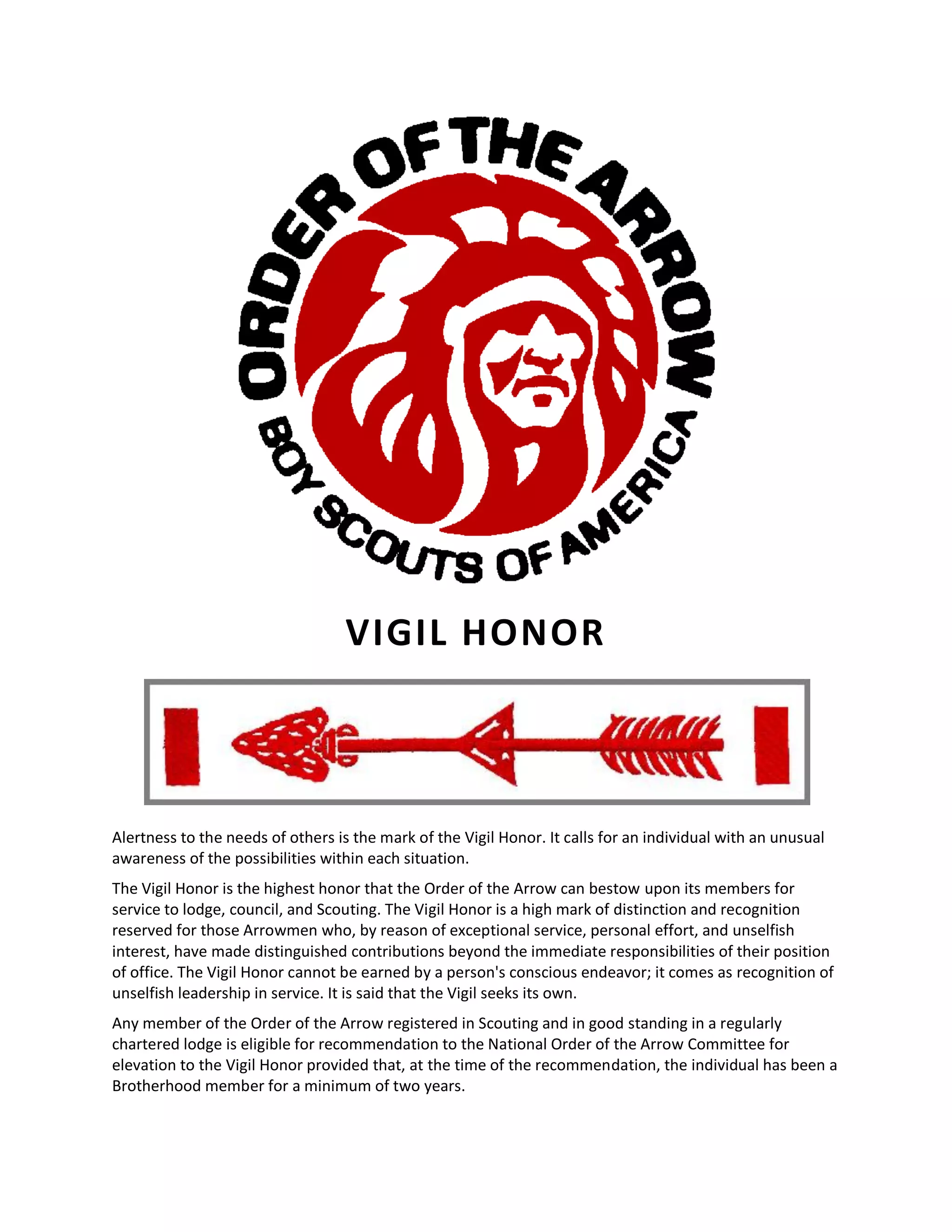 Vigil Honor | PDF