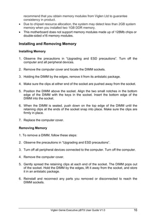 Viglen genie executive_p_btx_user_guide | PDF