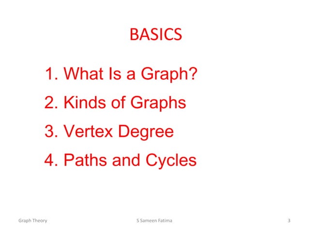 graph theory | PPTX