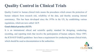 Enhancing Data Quality in Clinical Trials: Best Practices and Quality ...