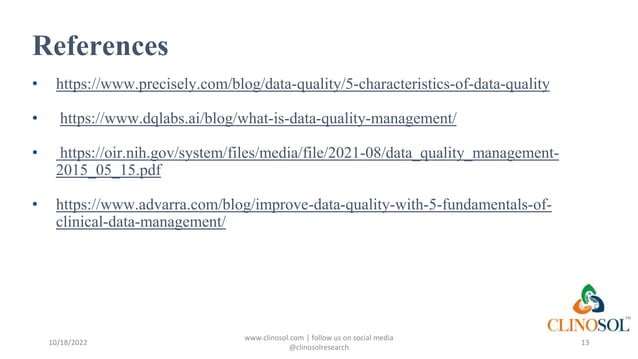 Enhancing Data Quality in Clinical Trials: Best Practices and Quality ...
