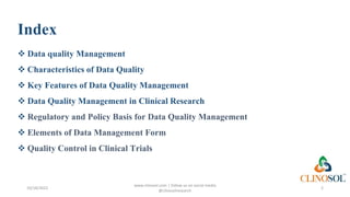 Enhancing Data Quality in Clinical Trials: Best Practices and Quality ...