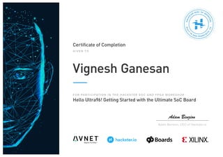 Getting started with Ultra96 the ultimate SoC board | PPT