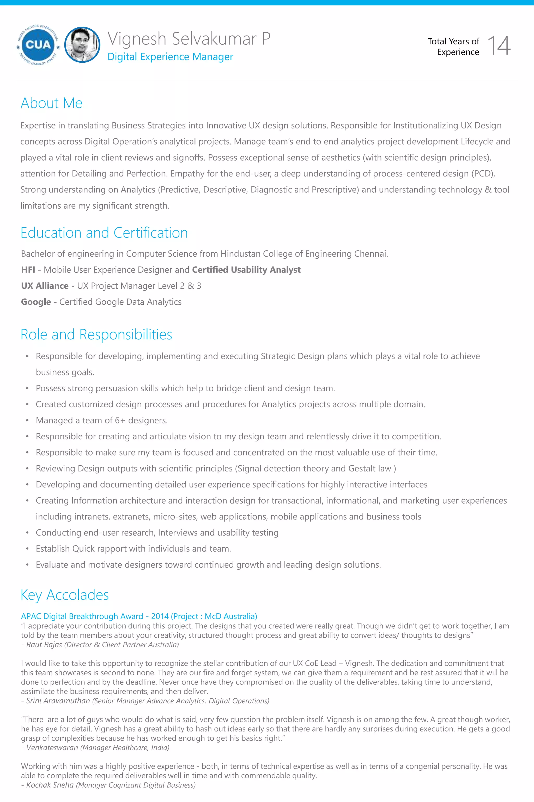 My Job Profile | PDF