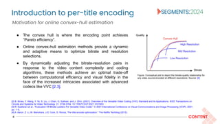 Online Bitrate ladder prediction for Adaptive VVC Streaming | PPT
