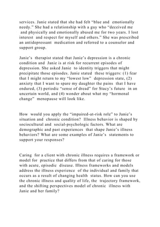 Vignette Analysis IThis assignment focuses on vignette analysis.docx