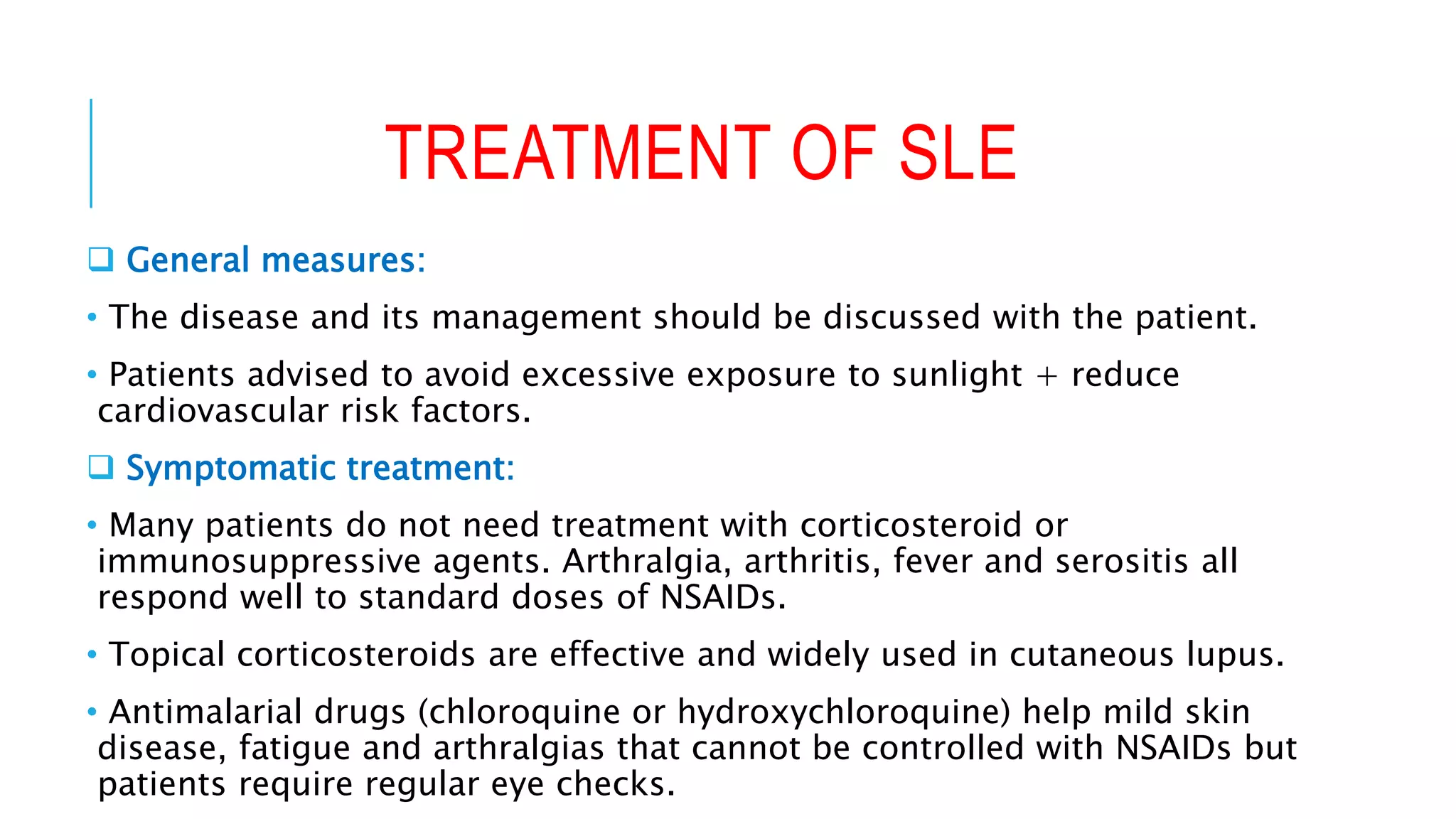 Systemic lupus erythematosus (SLE) | PPTX