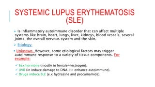 Systemic lupus erythematosus (SLE) | PPT