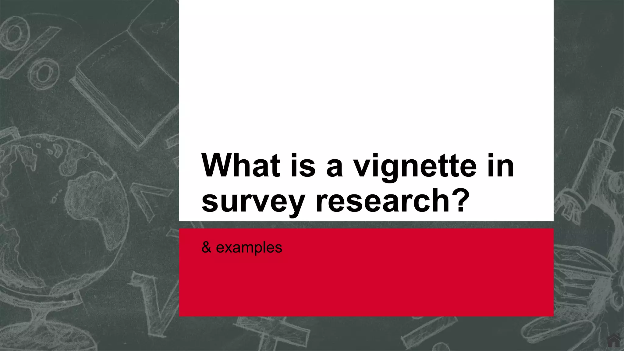 Vignettes in Survey Research | PDF