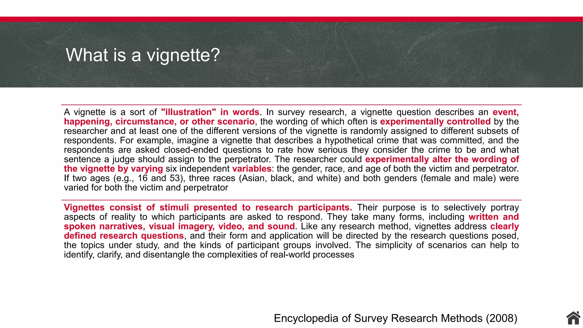 Vignettes in Survey Research | PDF