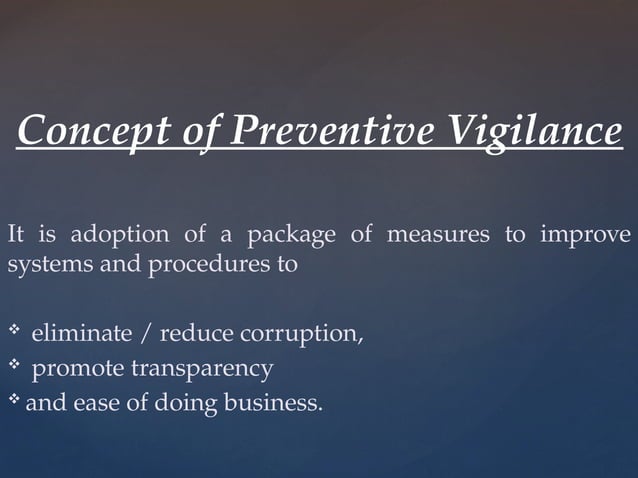 preventive_vigilance_in_government_departmentpptx | PPT