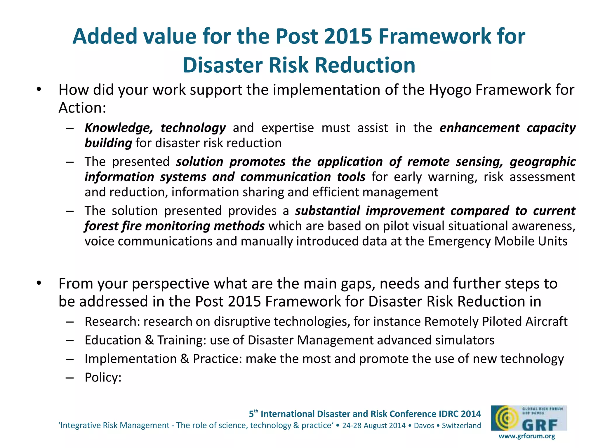VIGURIA-Automatic and on-board forest fire monitoring system-ID1256 ...