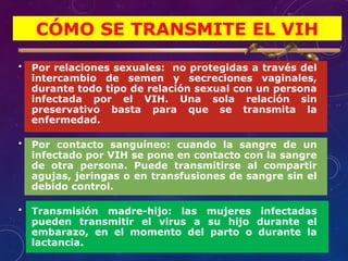 DESCRIPCION DE LA ENFERMEDAD VIRUS DE INMUNODEFICIENCIA HUMANA | PPTX