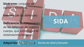 VIH-SIDA.pptx, información/diapositivas de apoyo. | PPTX