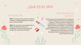 VIH-SIDA, QUE ES, COMO SE CONTAGIA, TRATAMIENTO | PPTX