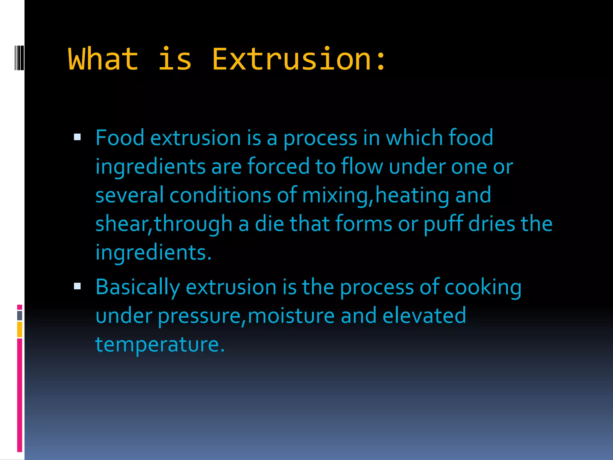 Extrusion process | PPT