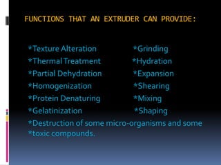 Extrusion process | PPT