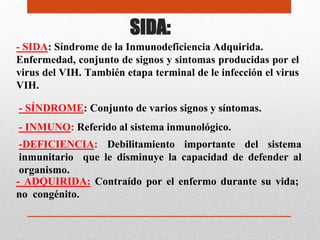 VIH - SIDA (Resumen) | PPTX