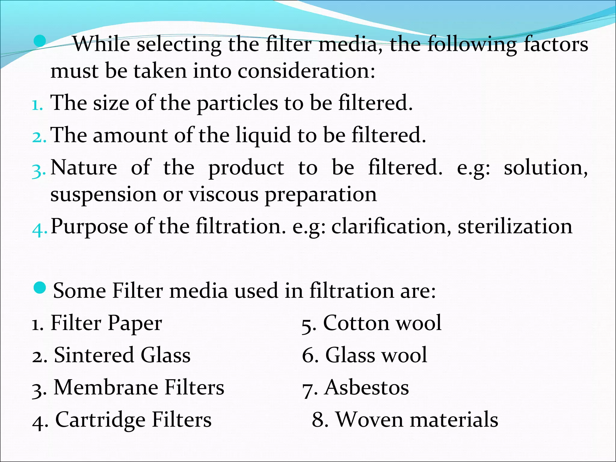 Filtration and clarification | PPT