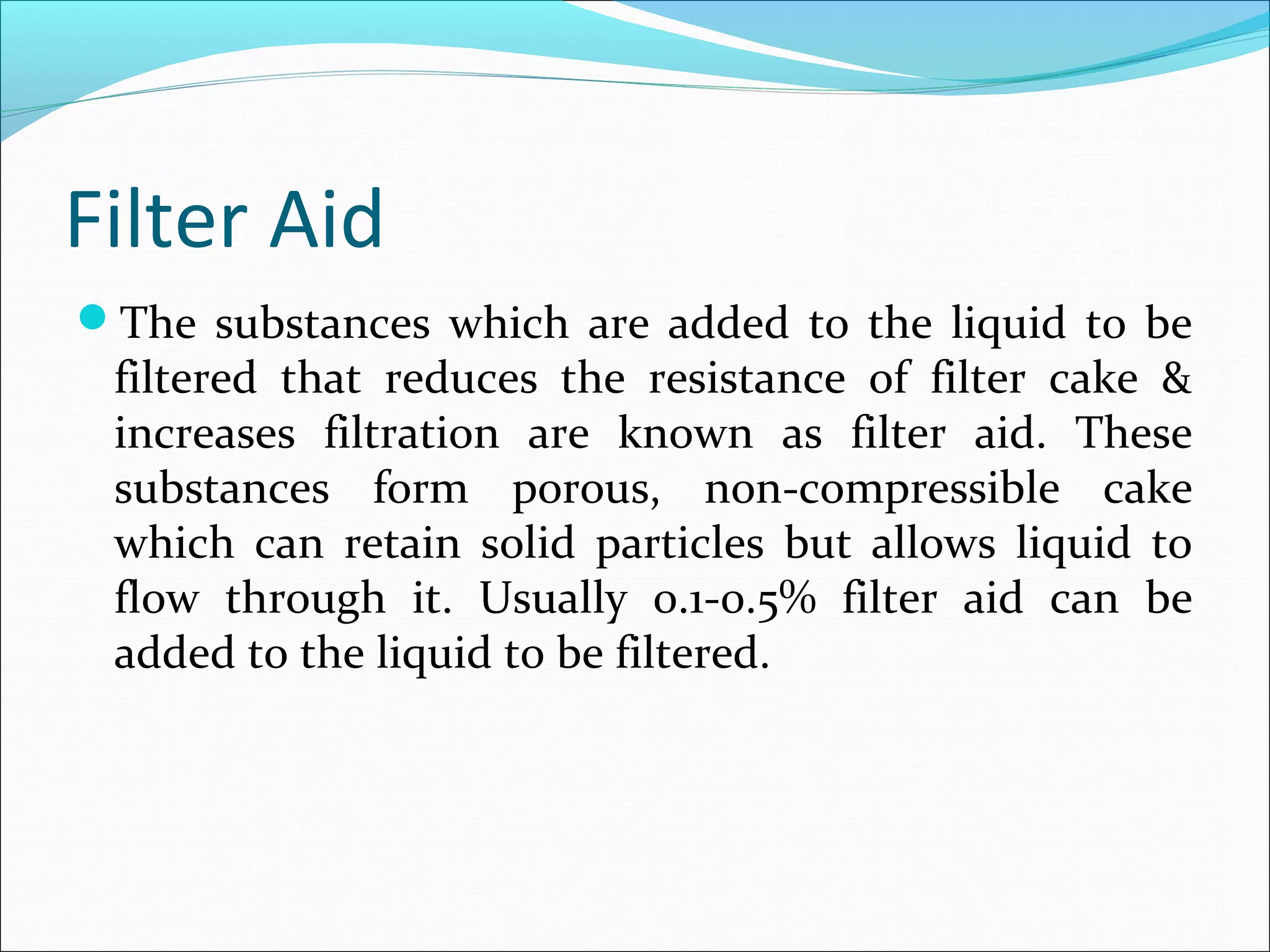 Filtration and clarification | PPT