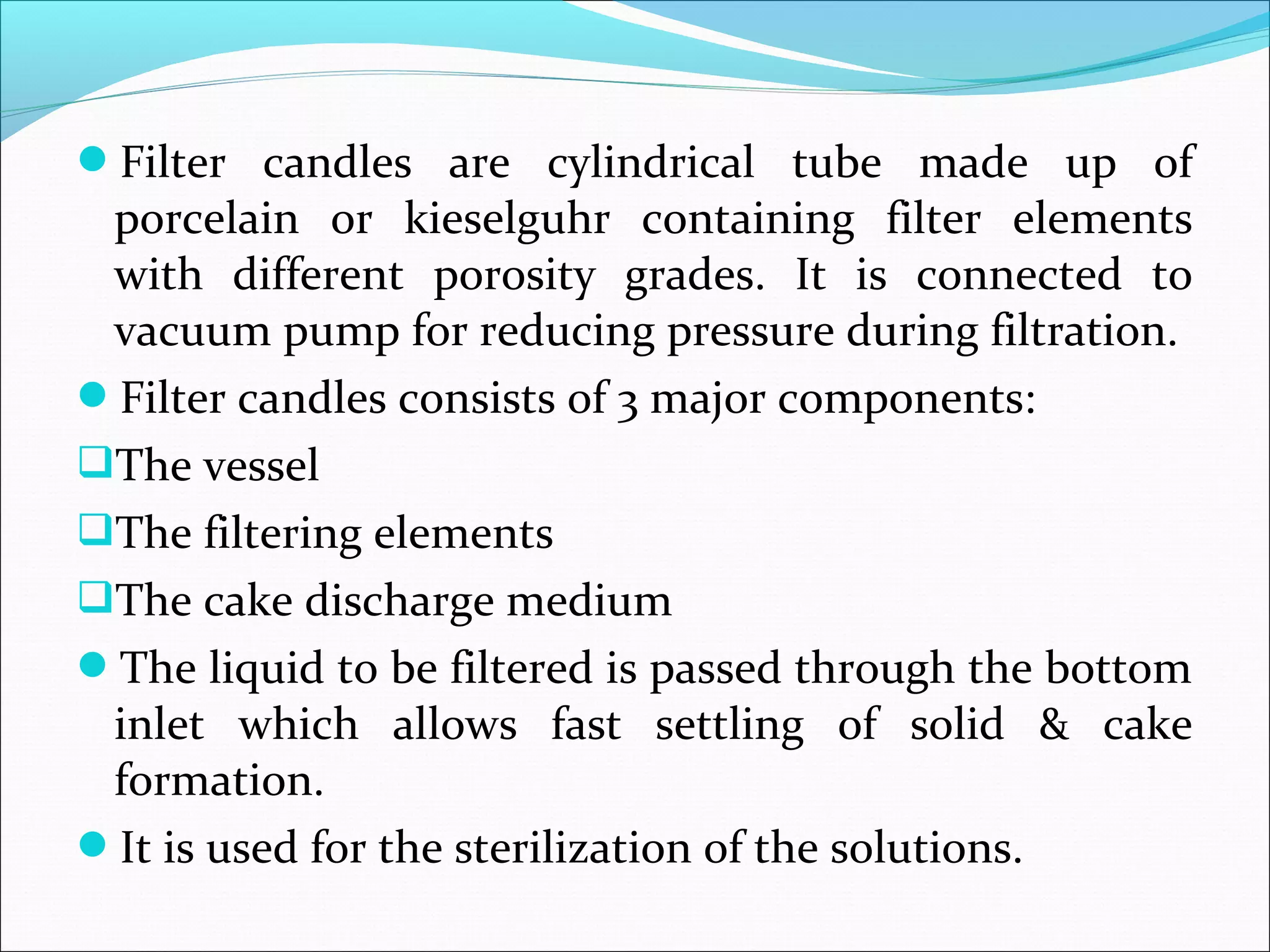 Filtration and clarification | PPT